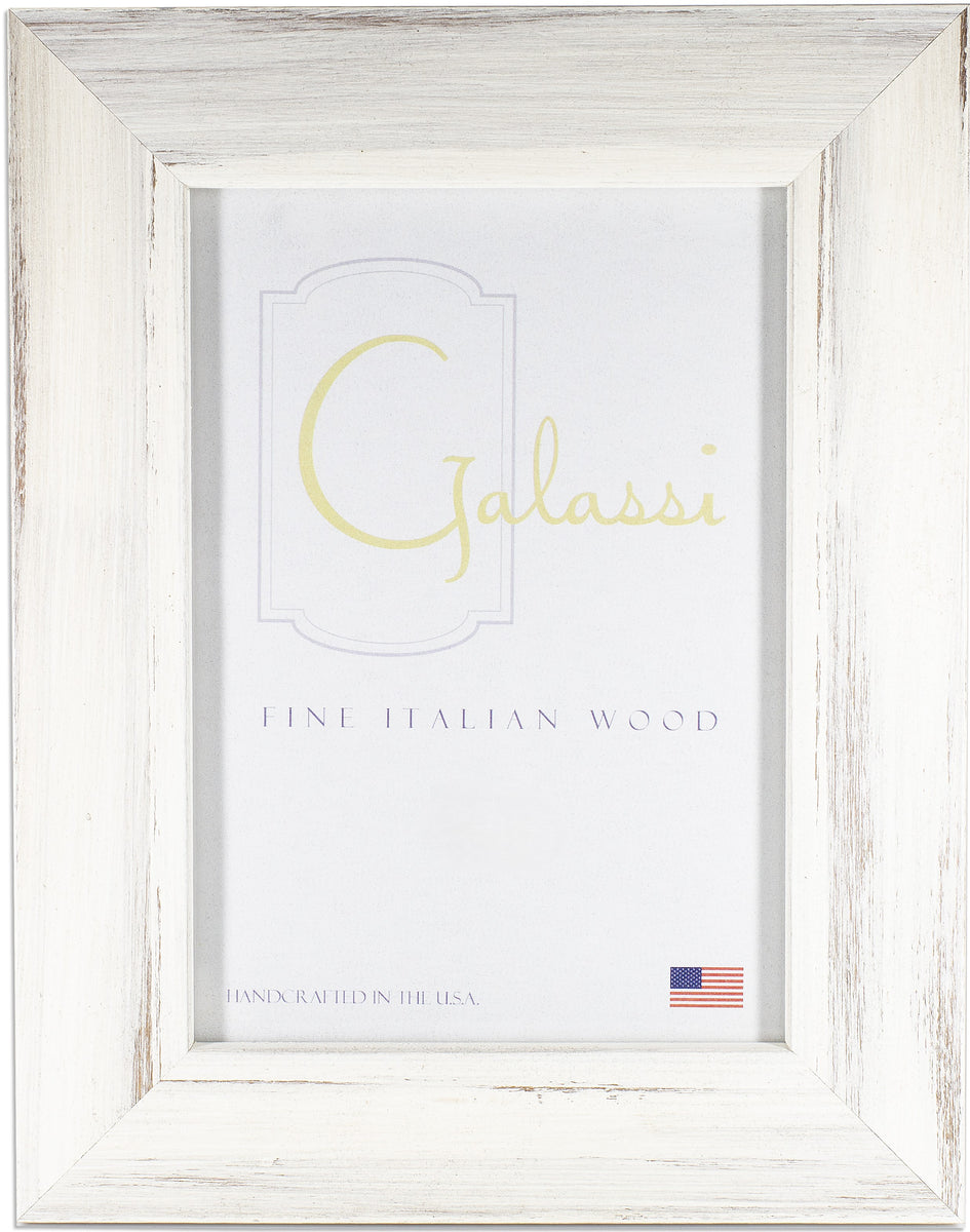 Galassi White Farmhouse Wood Frame – AURALUZ