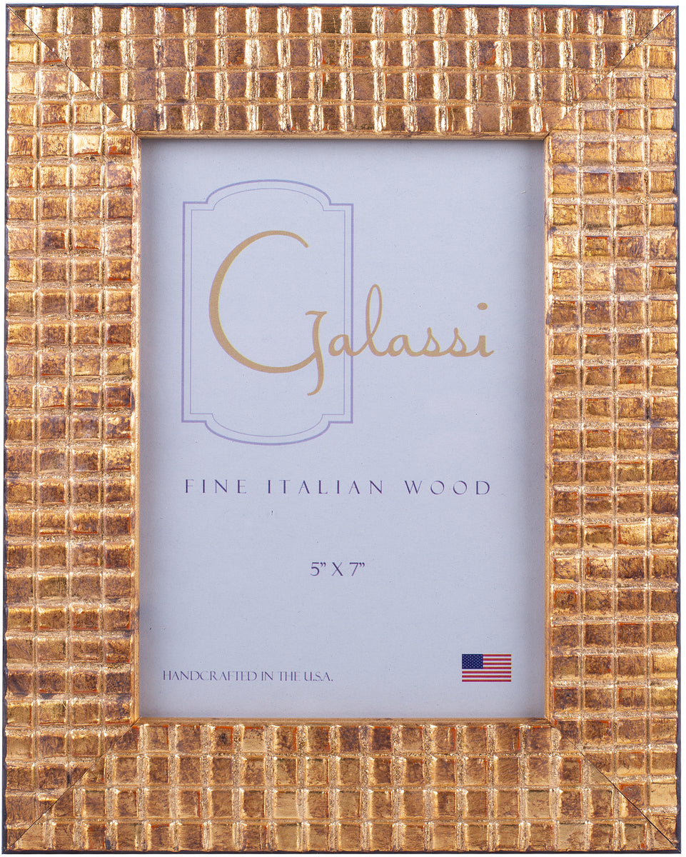 Galassi Gold Mosaic Wood Frame – AURALUZ