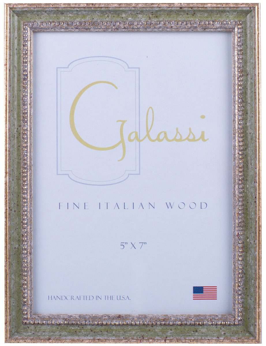 Galassi Green/Gold Audrey Wood Frame – AURALUZ