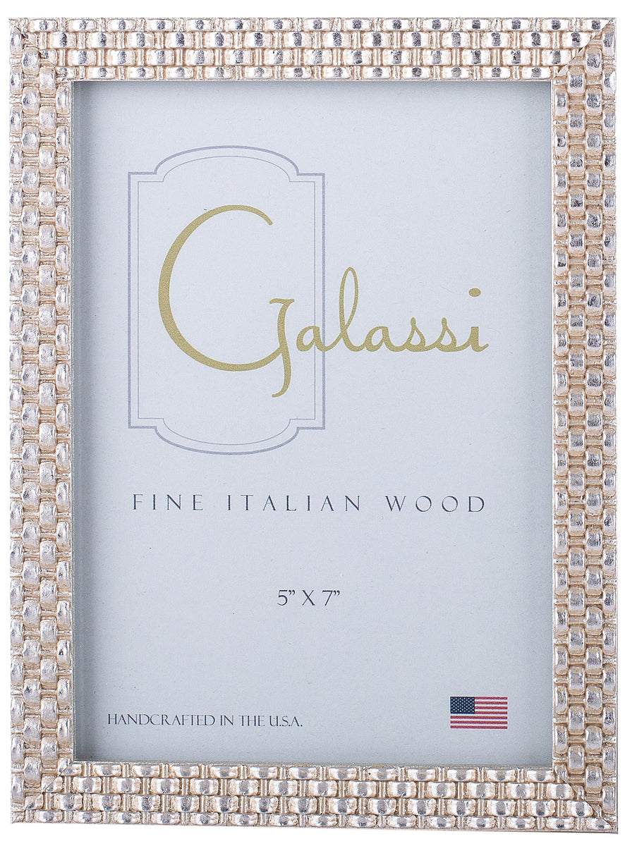 Galassi Silver Weave Wood Frame – AURALUZ